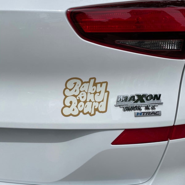 Baby on Board Car Magnet - Etsy