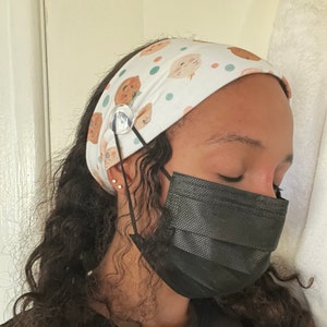 BABIES- Headband With Button, Labor and Delivery Nurse Headband, Cute ...