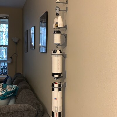 Wall Mounting Kit for Displaying Apollo Saturn V Rocket - Etsy