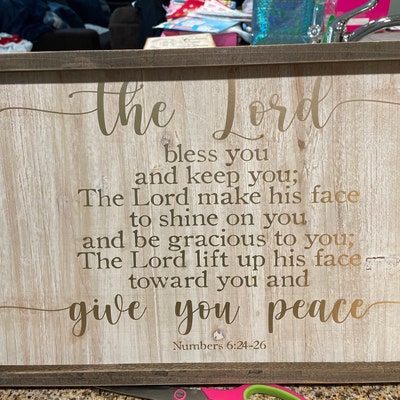 Lord Bless You SVG the Blessing Printable Office Printable Scripture ...