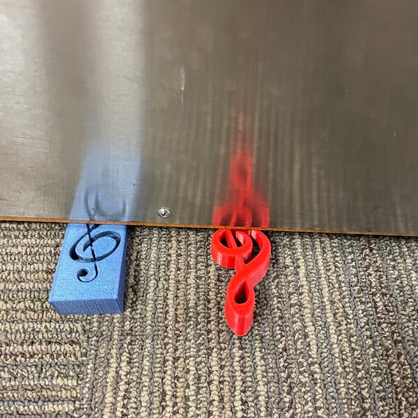 3D Printed Door Stops, Plastic Door Stops, Treble Clef Door Stop ...