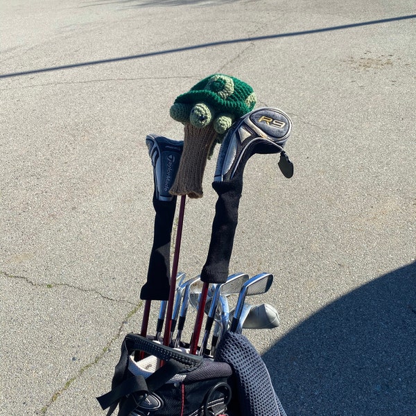 Hand Knit Turtle Tortoise Golf Club Cover - Etsy