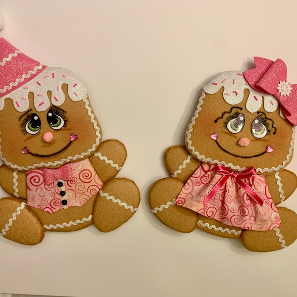 Gingerbread Couple No Sew PDF Pattern, Gingerbread E- Pattern ...
