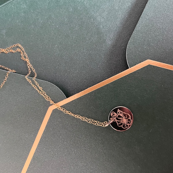 Heather Flower Necklace, Good Luck, Protection, Meaningful Gift ...