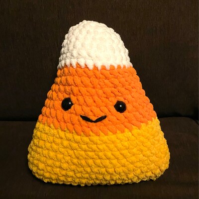 Candy Corn Crochet Pattern, Plushie Halloween Candy, Autumn Candy Corn, 2 in 1 Candy Corn and ...
