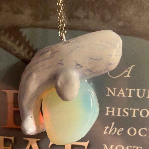 Custom Manatee/dugong Crystal Pendant Keychain Necklace - Etsy