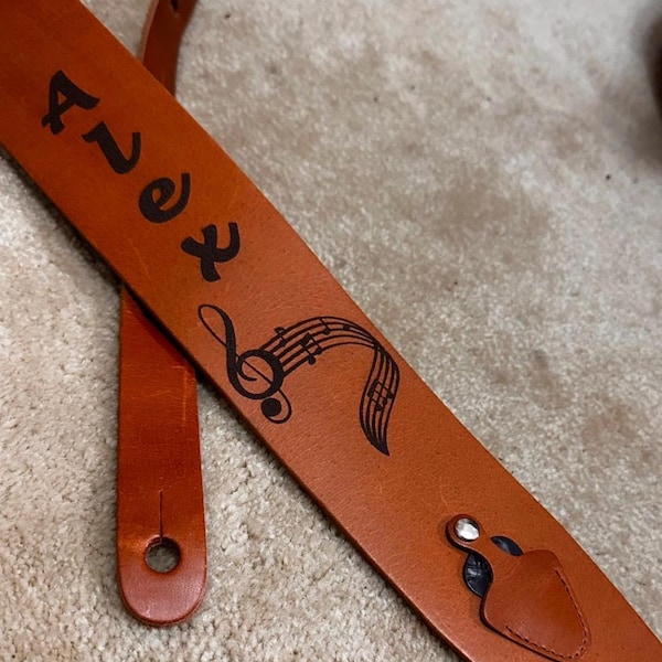 Custom Guitar Strap: Perfect Anniversary Gift for Him - Personalize ...