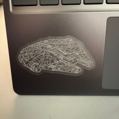 Millennium Falcon Clear Sticker Star Wars Sticker Disney Sticker Star ...