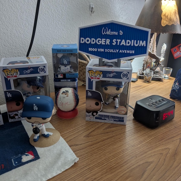 Welcome to Dodger Stadium 3D Printed Sign - for Desk or Wall Display - Etsy