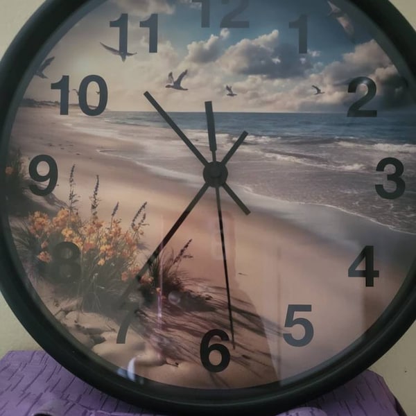 Playful Eyes Clock, Angry Face Wall Clock, Funny Clock, Unique Wall ...