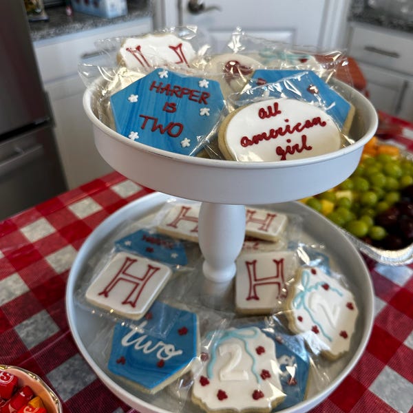 Happy Camper Themed Custom Cookies - Etsy