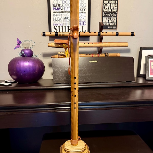 Native American Solo Flute Stand. Display Your Favorite Flute. - Etsy