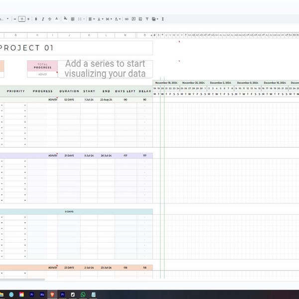 Assignment Tracker Spreadsheet Student Planner Google Sheets Calendar ...