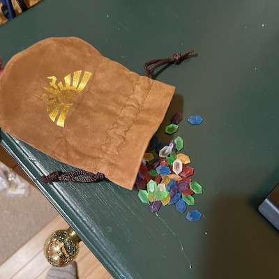 Legend of Zelda Rupees Rupee Set Including Rupee Bag/pouch 100, 250 ...