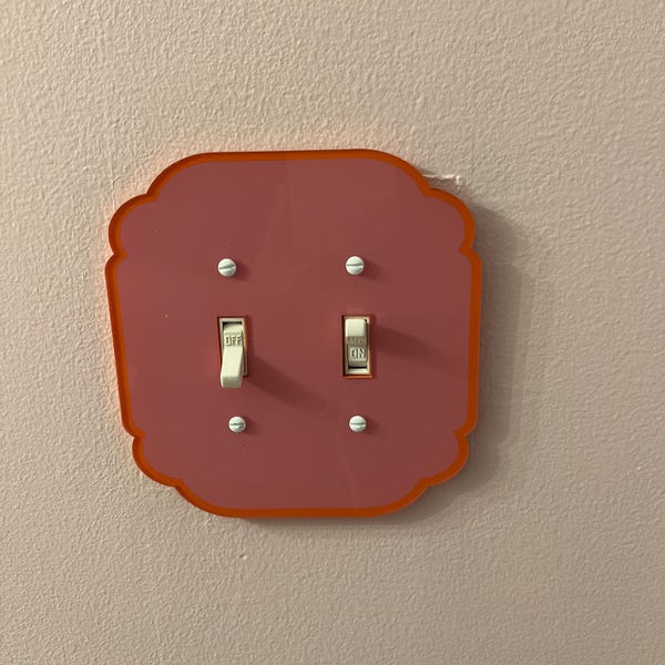 Modern Victorian Outlet Cover - Multiple Options - Etsy