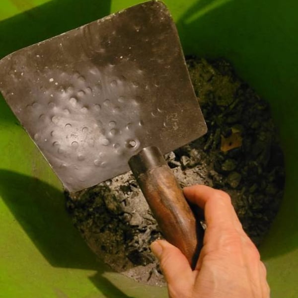 Firepit Ash Removal and Ember Scoop Tool Made From Wood and Steel ...