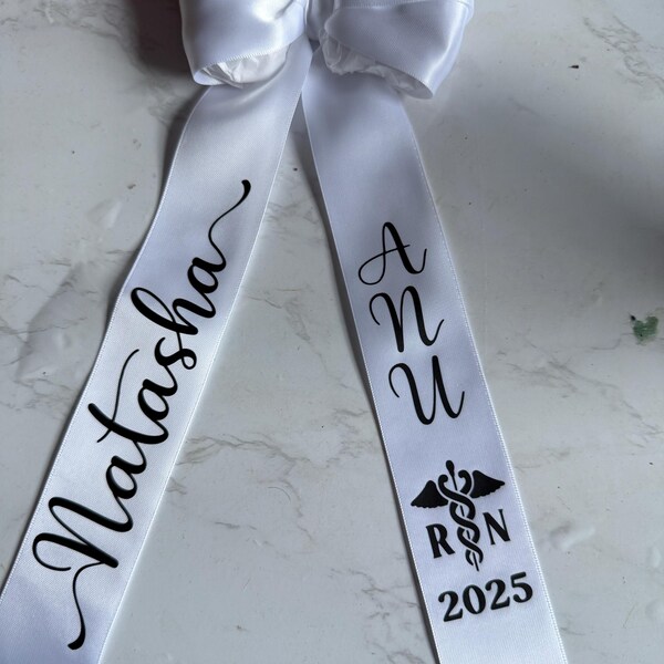 Nursing Graduation Gift Lei Personalized for 2025 RN Graduate Gold or ...
