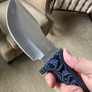 GCS Custom Handmade D2 Steel Hunting Knife G10 Handle With - Etsy