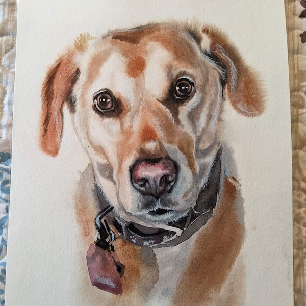 Custom Dog Portrait | Creative Dog Art | Unique Dog Gift | Happy Pet ...