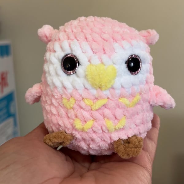 Cuddly Owl No Sew Crochet Pattern, Amigurumi Crochet Pattern, Owl ...
