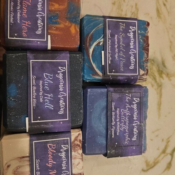 Bloody Me up Artisan Soap, Bar Soap, Cold Process Soap, Handcrafted Soap, Natural Soap, Vegan ...