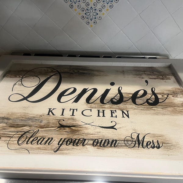 Tray or Tray W Legs, Custom Stove Cover, CUSTOM Sizes, Gas Stove Cover ...