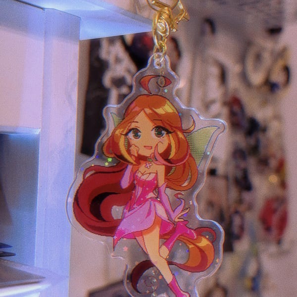 Winx Club Acrylic Charms / Keychains ~ Pixel Art / 3.5''/9cm - Etsy