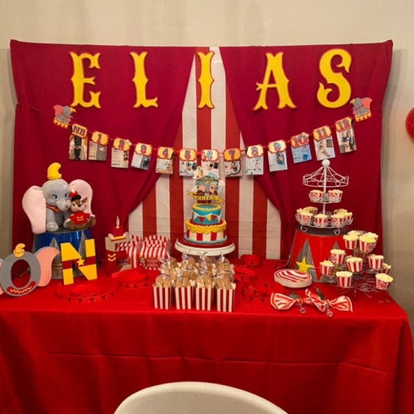 Dumbo Inspired Milestone Banner/dumbo Monthly Banner/dumbo Banner/dumbo ...