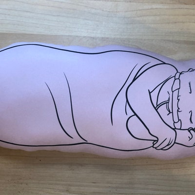 Customized Life-size Newborn Baby Pillow Birth Gift Keepsake - Etsy