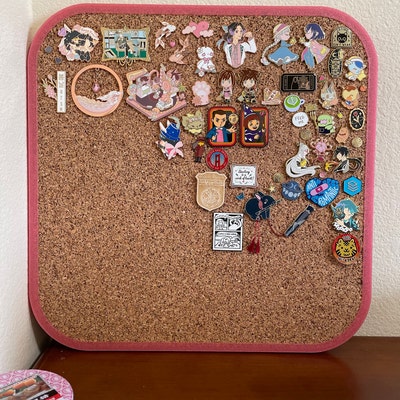 Book Pin Board Cork Board multiple Sizes - Etsy