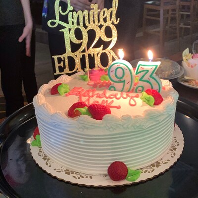 Limited 1929 Edition Cake Topper, Birth Year Cake Topper, 95th Birthday ...