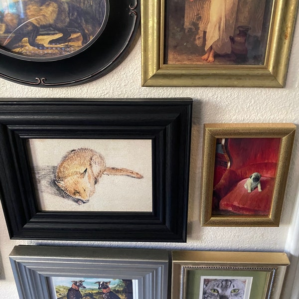 Dog on a Red Chair | Siegfried | Animal Wall Art | German Artist ...