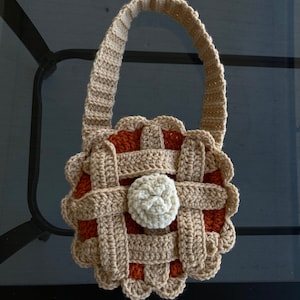 Cherry Pie Purse Crochet Pattern Cottagecore Nature Woodland Aesthetic ...