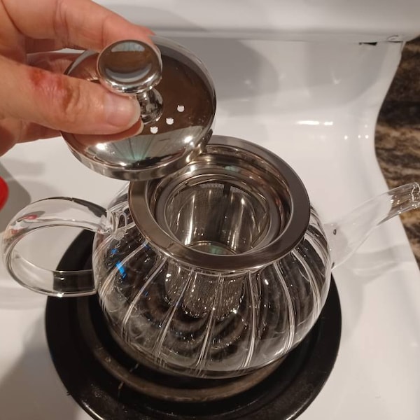 Vienna Glass Teapot With Removable Infuser - Etsy