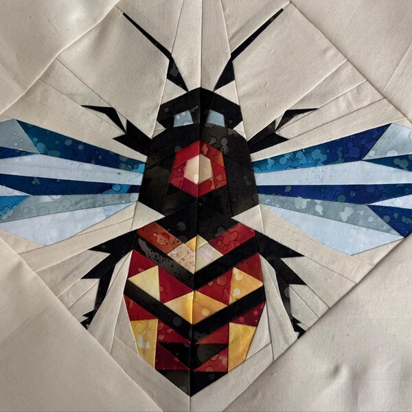 Bee Quilt Pattern / PDF Pattern / Foundation Paper Piecing / FPP ...