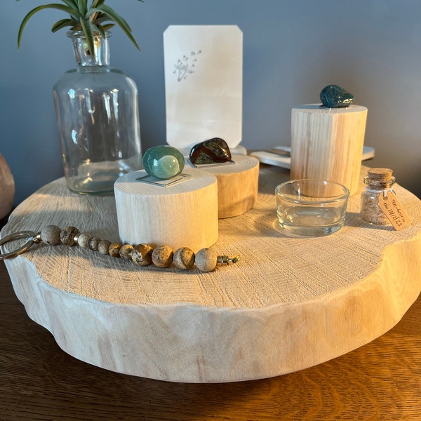 Wood Crystal Display Stand, Risers and Stands for Display, Mineral ...