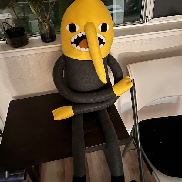 Giant Lemongrab- Large Handmade Plush Toy - Etsy