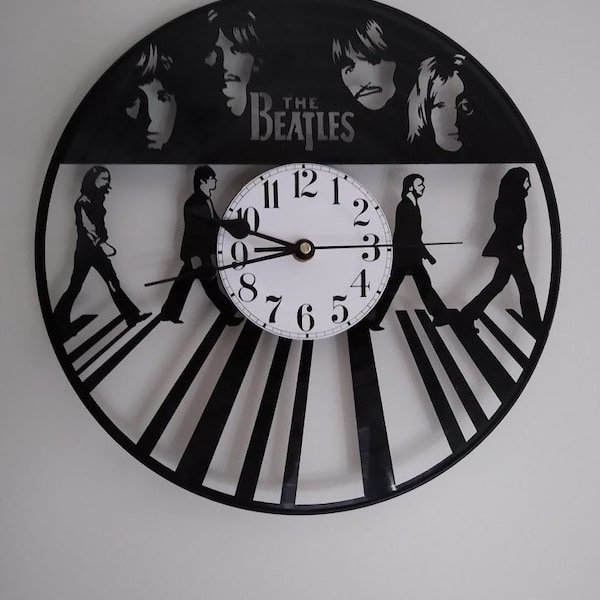 Vinyl Record Wall Clock **FREE SHIPPING in USA** - Vintage - Re ...