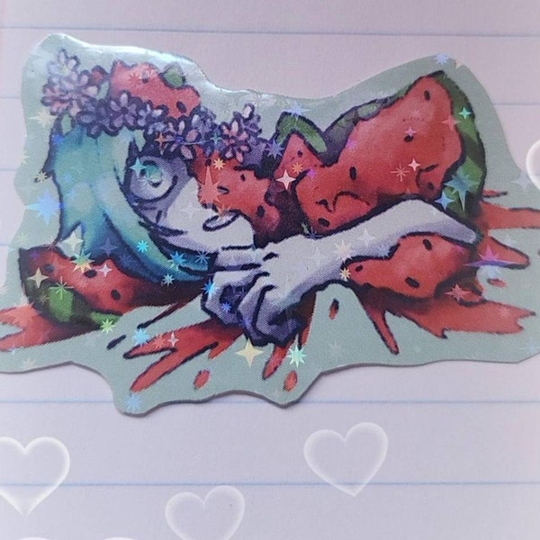 Omori Vinyl Stickers - Omori, Basil, Space Exboyfriend and Sweetheart ...