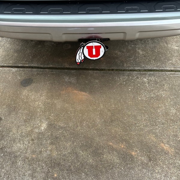 Utah Utes Hitch Cover - Etsy