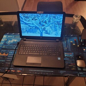 Matrix Code World Map LED Gaming Mouse Pad, Desk Mat, Great Gift F ...