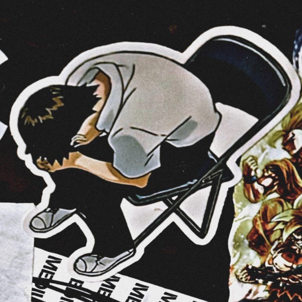 Not a Chill Guy Meme Holographic Sticker Not so Chill Guy - Etsy