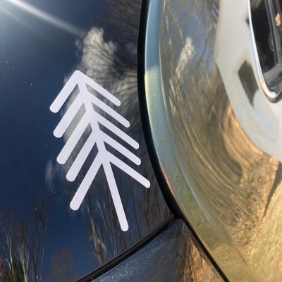 Pine Tree Vinyl Decal Water Bottle Decal Car Window Decal Laptop Decal ...
