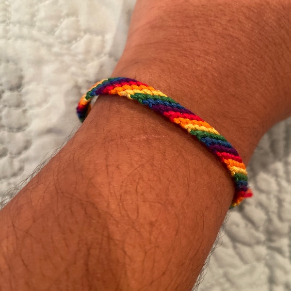 LGBT Bracelet Jewelry - LGBTQ Anklet - Friendship Bracelet - LGBT Ally ...