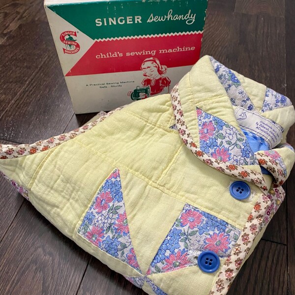 Upcycled Quilt Jean Jacket Cottage Core - Etsy