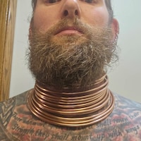 Thick Aluminum Neck Ring - Etsy