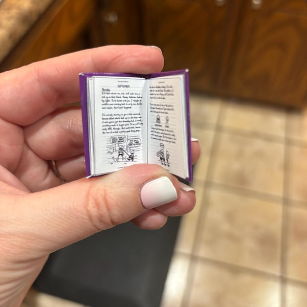 Miniature Dork Diaries Book Series for 1/6 & 1/8 Scale Dolls Like ...
