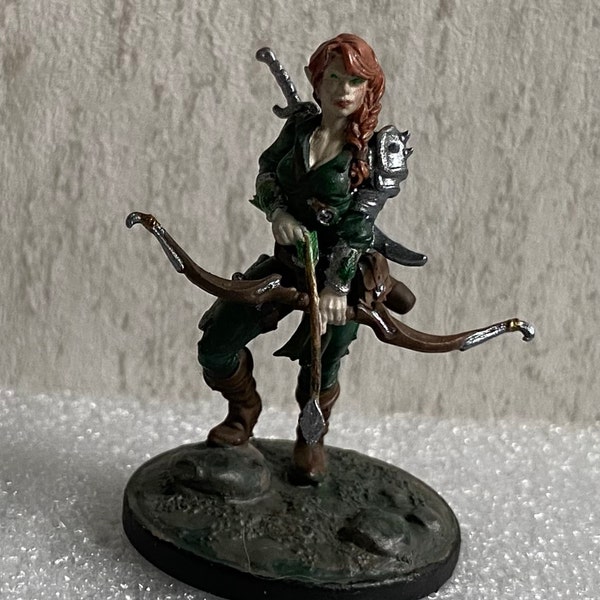 Dnd Female Elf Archer - Ranger - Rogue Unpainted Miniature - Etsy