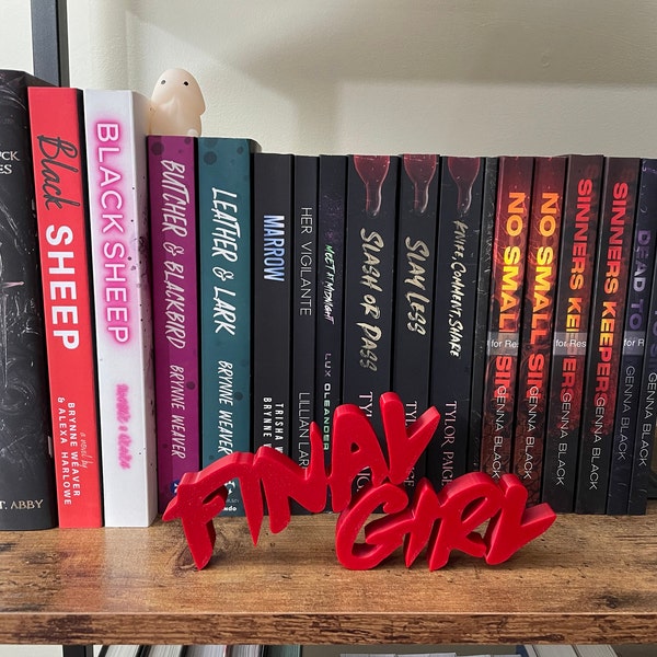 Cult Horror Sign / Horror Logo / Bookcase Display / Shelf Display - Etsy