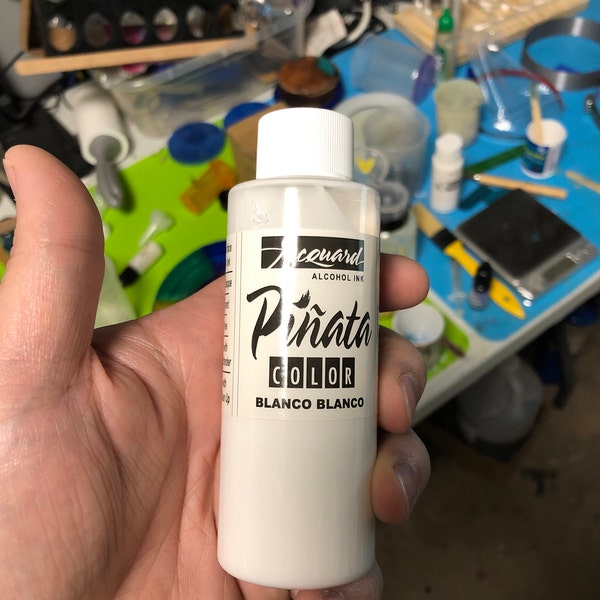 Jacquard, Piñata Color, Alcohol Ink, Blanco Alcohol Ink, 4 Fl Oz, White ...